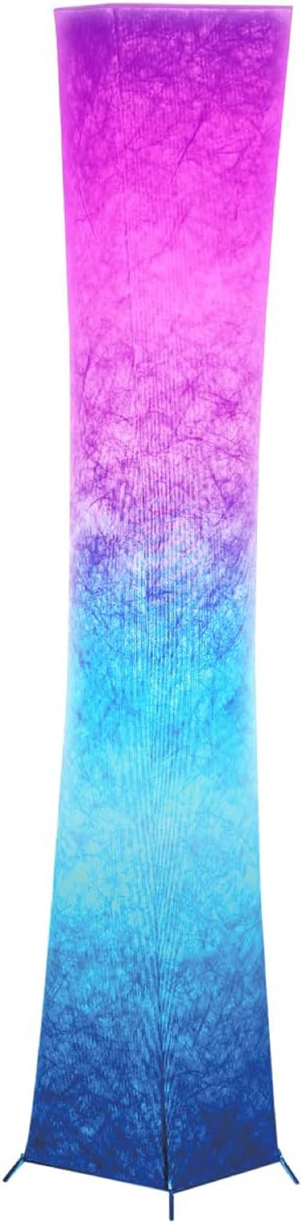 Orren Ellis Soft Light Floor Lamp, 52 Inch Twist Tower Morden Slim RGB ...