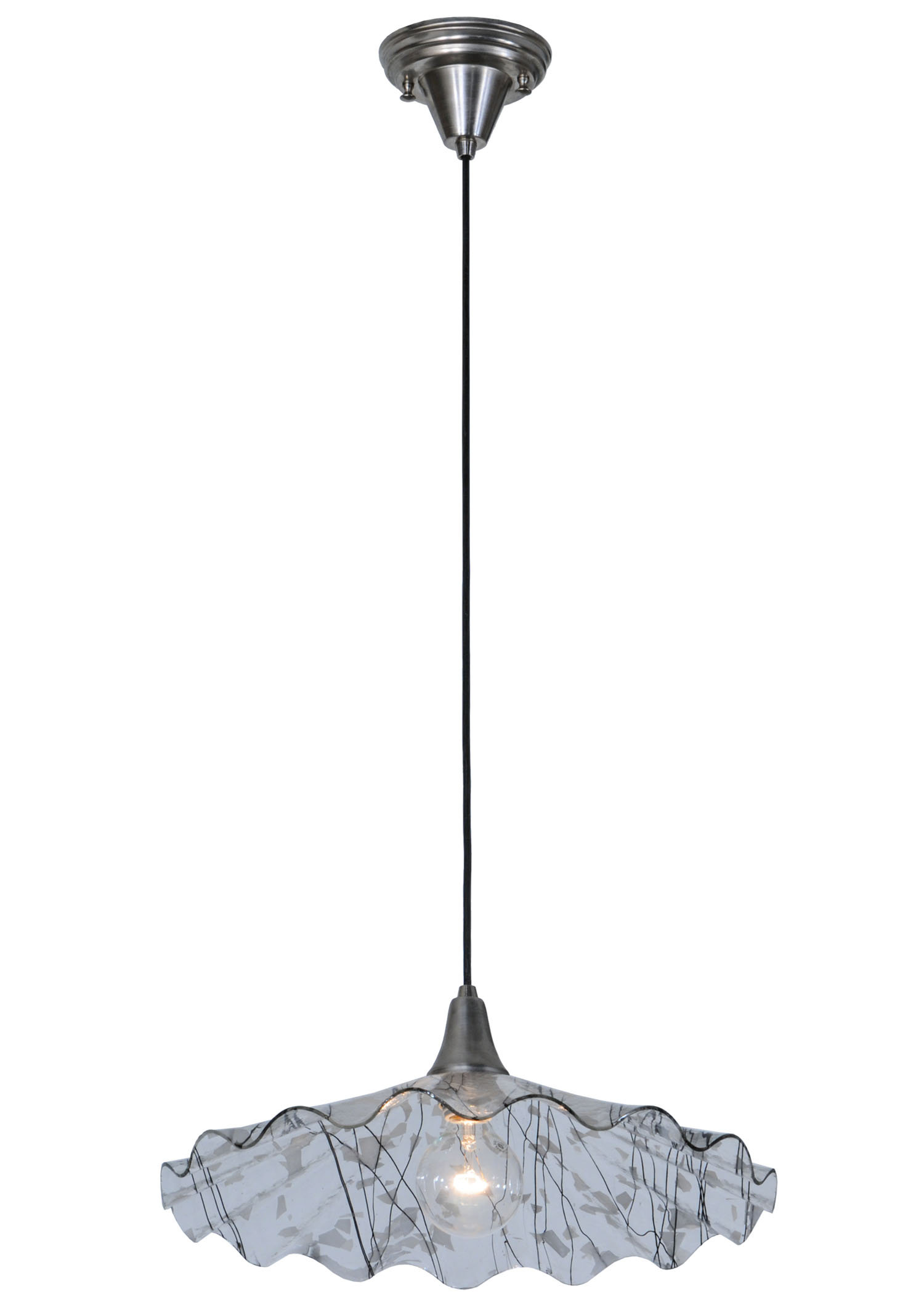 Meyda Lighting Metro Fusion Galatia 1 - Light Single Cone Pendant | Wayfair