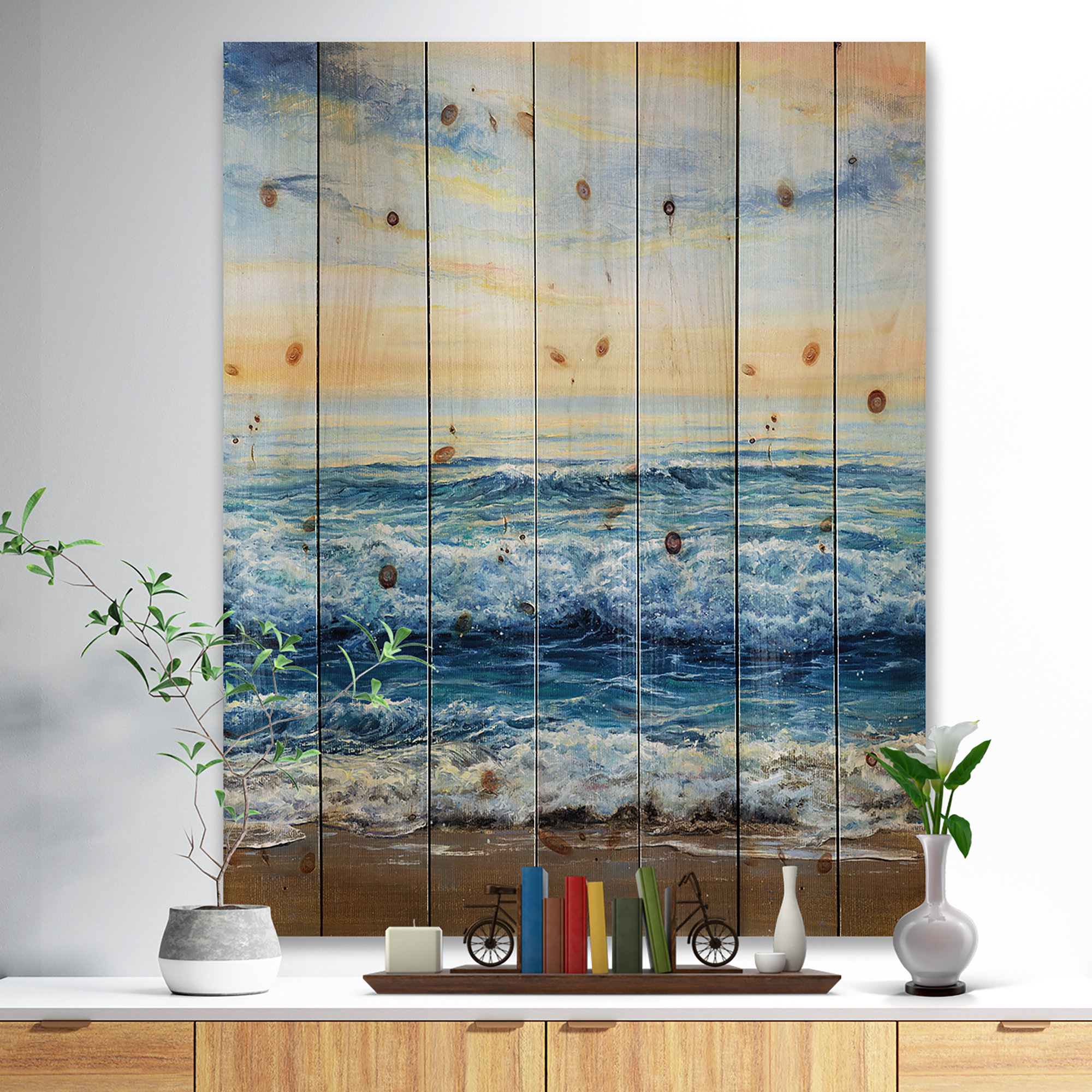 Highland Dunes On The Beach - Nautical & Coastal Wood Wall Art Décor ...