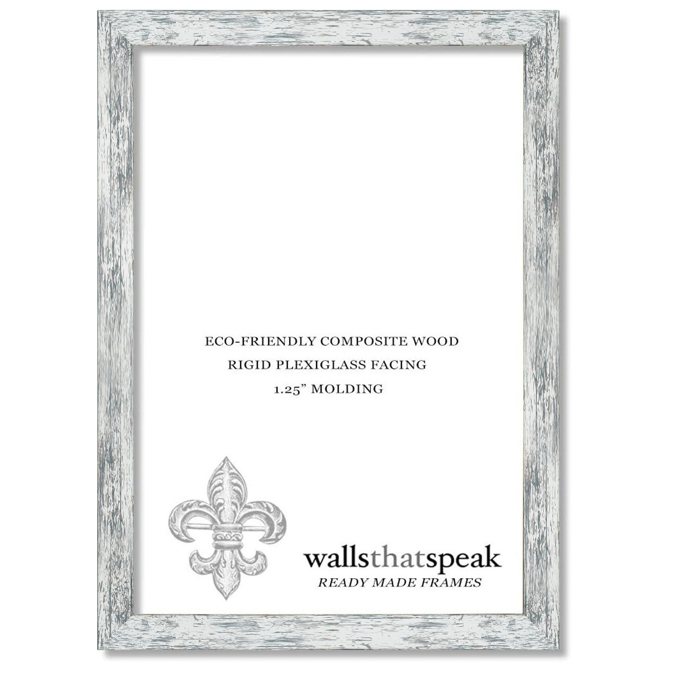 WallsThatSpeak White American Barn Picture Frame | Wayfair
