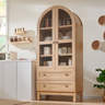 Winston Porter Cardentey Arched Storage Cabinet & Reviews | Wayfair