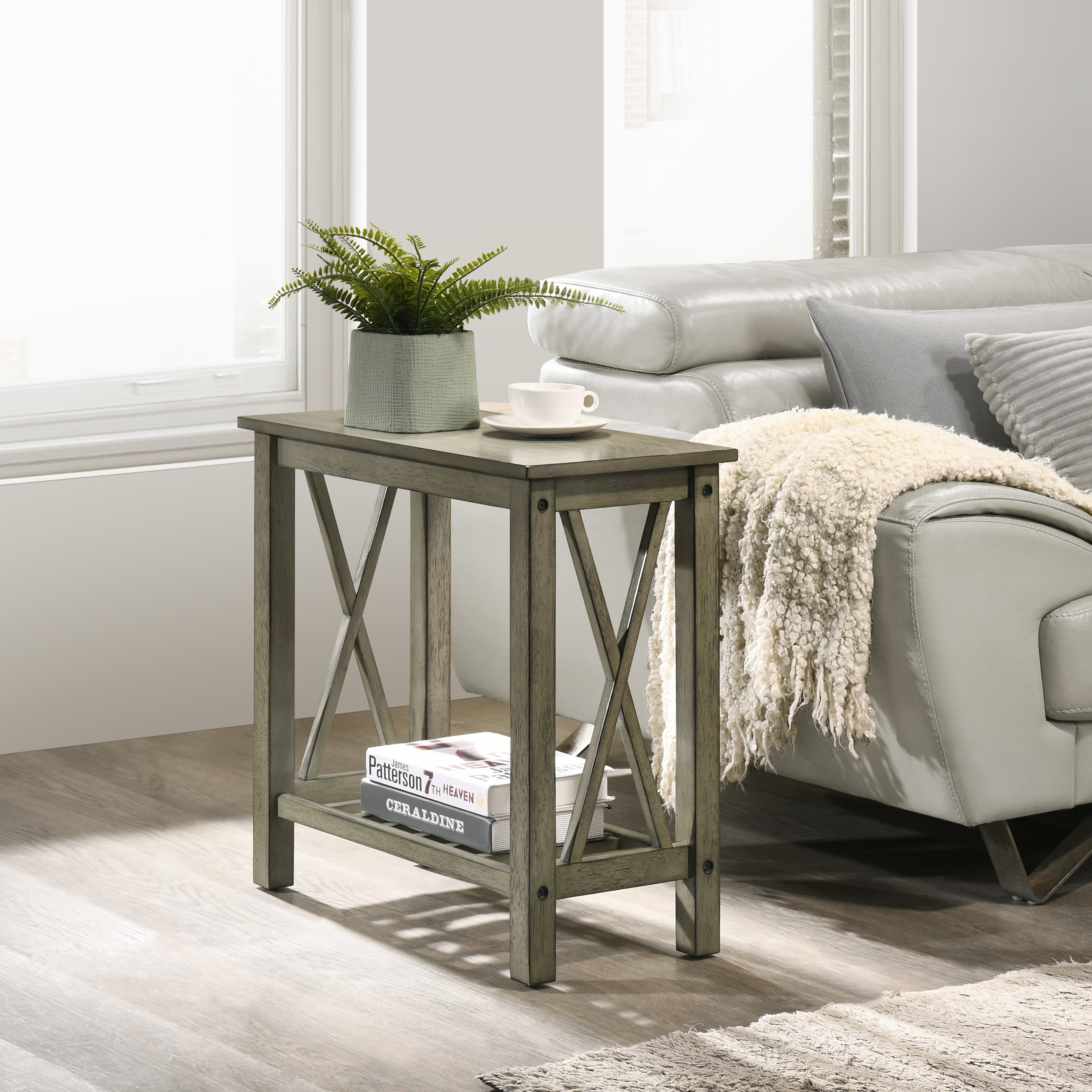 Lark Manor Alzora Solid Wood 4-Legs End Table & Reviews - Wayfair Canada