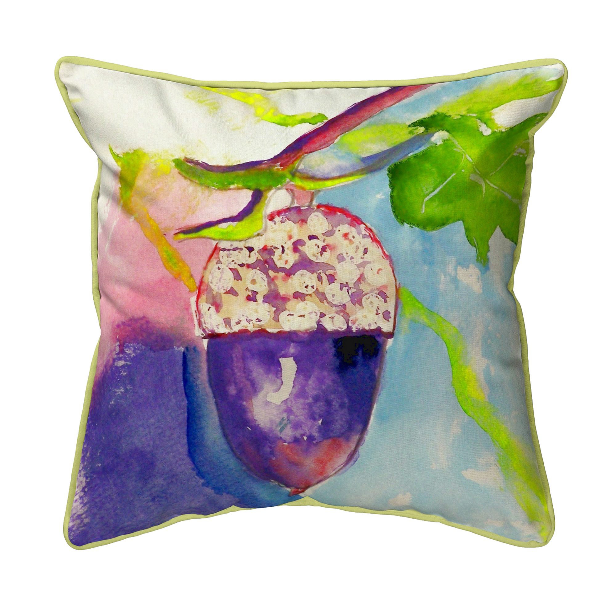 Betsy Drake Interiors Acorn Acorn Indoor/Outdoor Throw Pillow | Wayfair