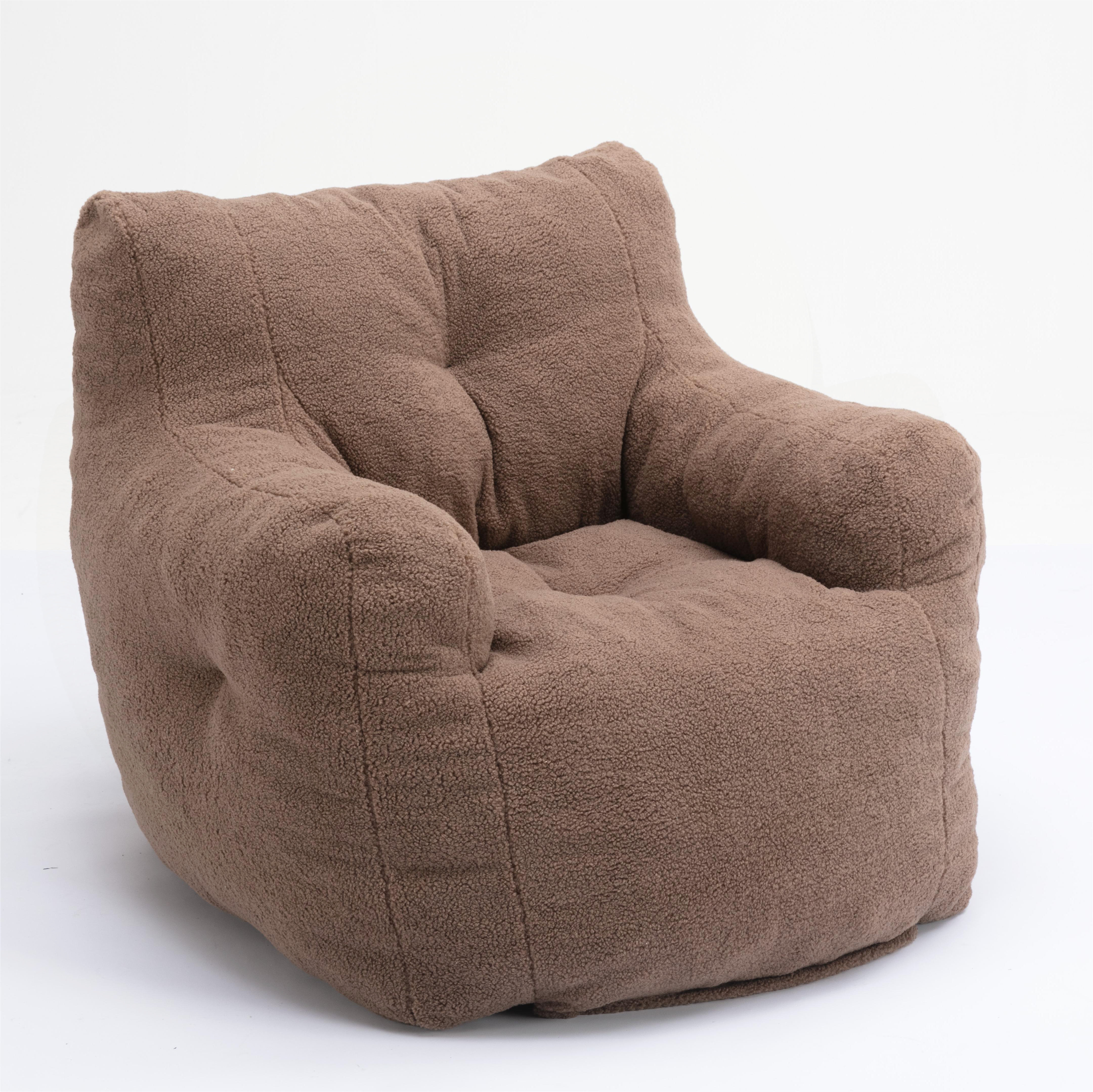 Wrought Studio™ Comfortable Memory Sponge Filled Corduroy Bean Bag ...