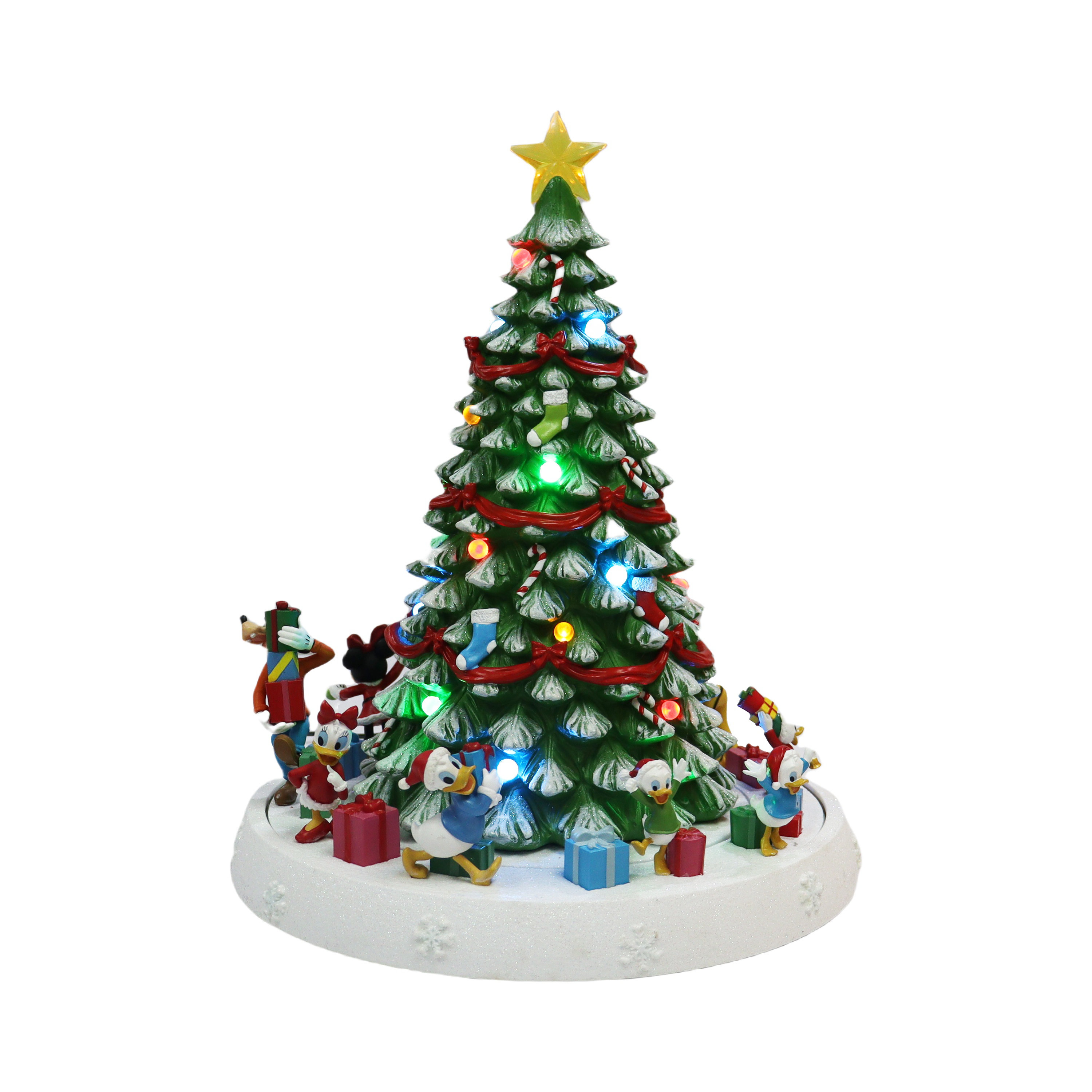 Moments in Time 16.75"H Animated Disney Tree (Moving Characters) - LED ...