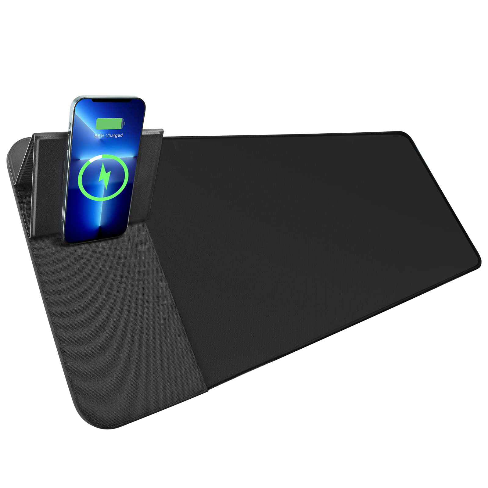 Brayden Studio® Wireless Charging Mouse Pad With Phone Holder Gaming ...