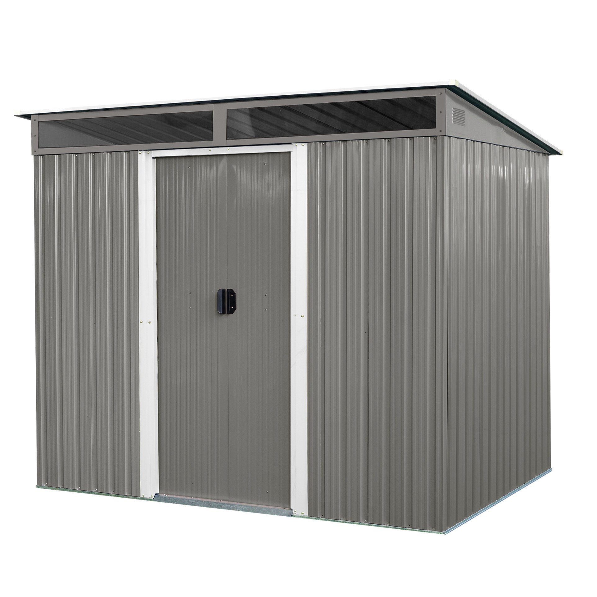falling springs 8Ft X 6Ft Outdoor Metal Storage Shed With Lockable ...