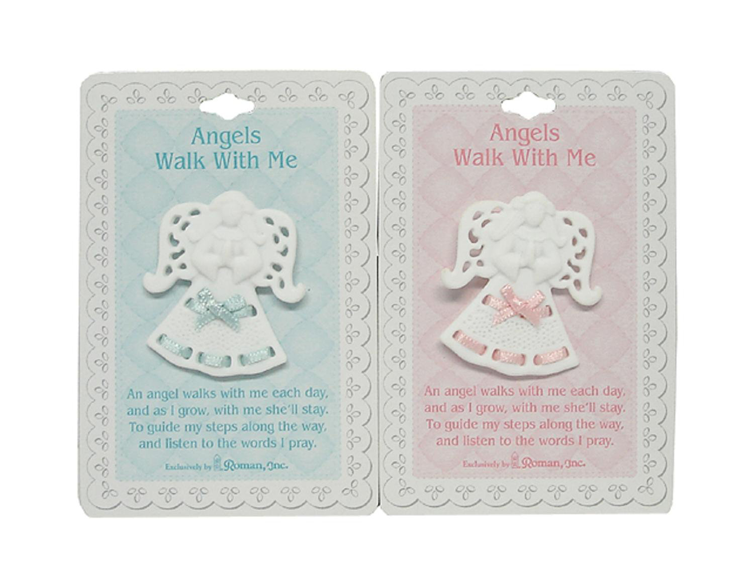 Northlight Seasonal Club Angel Boy/Girl Porcelain 2" Pins - Wayfair Canada