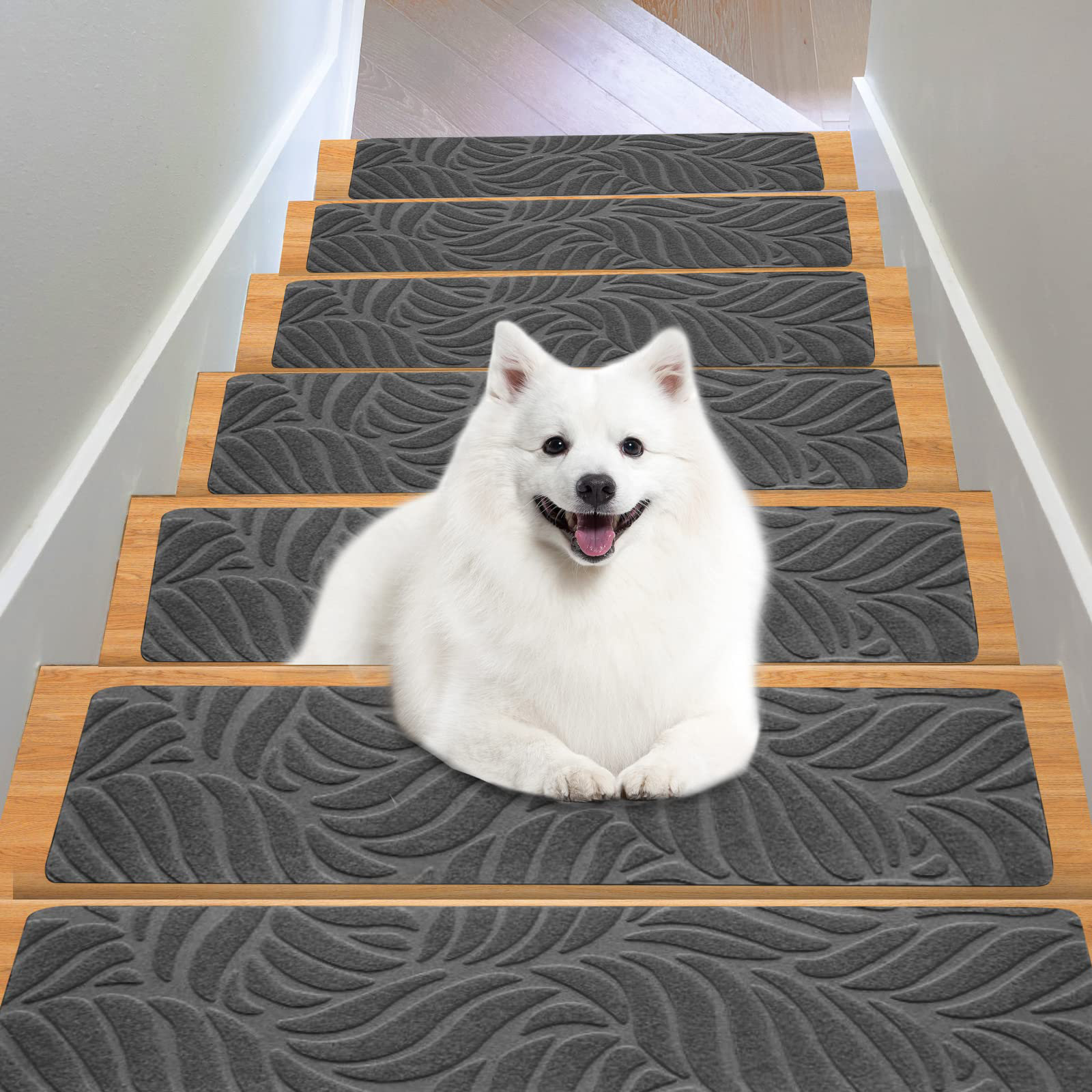 Latitude Run® Stair Treads For Wooden Steps - Non Slip Stairs Carpet ...