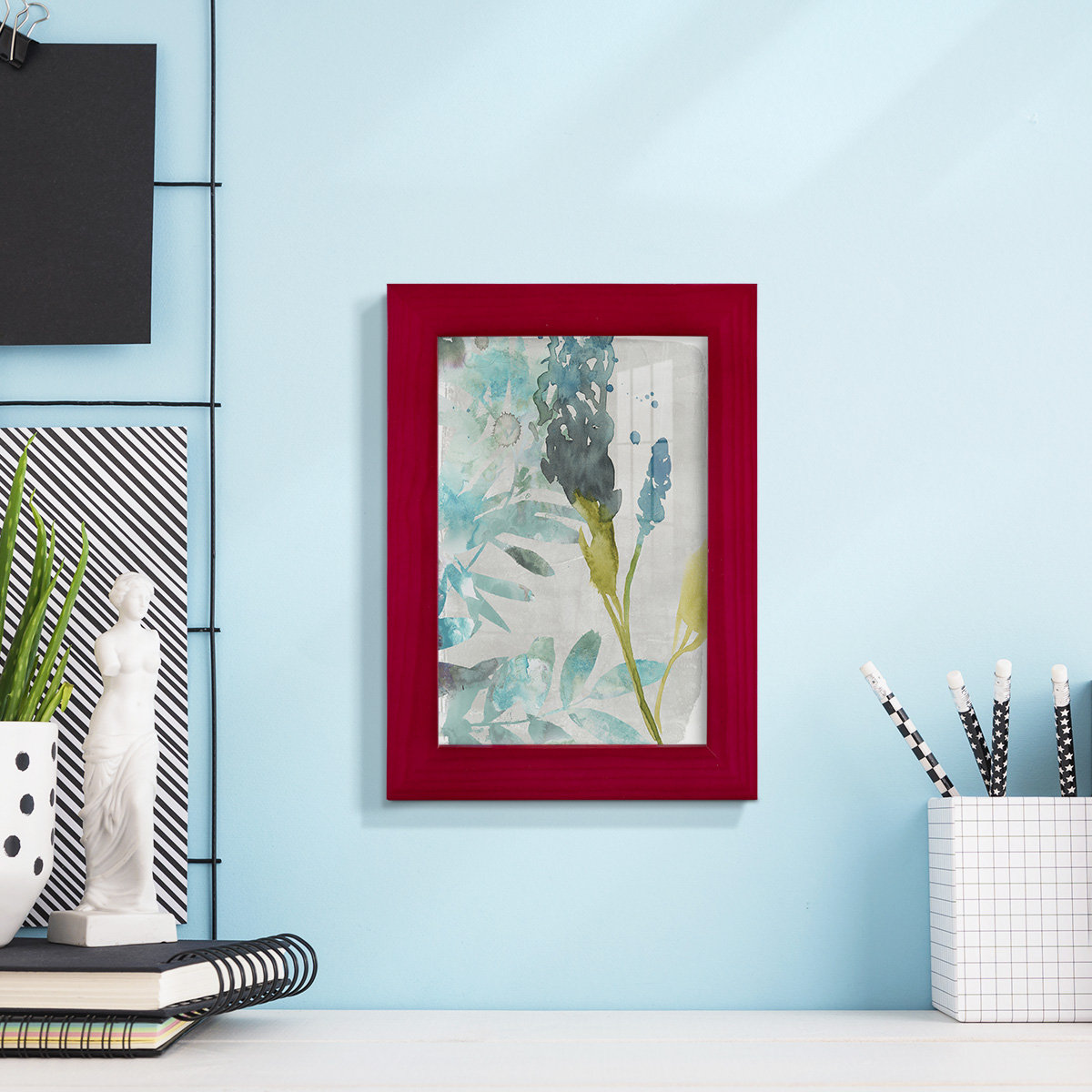 Red Barrel Studio® Flower Layers I Framed On Paper Print | Wayfair