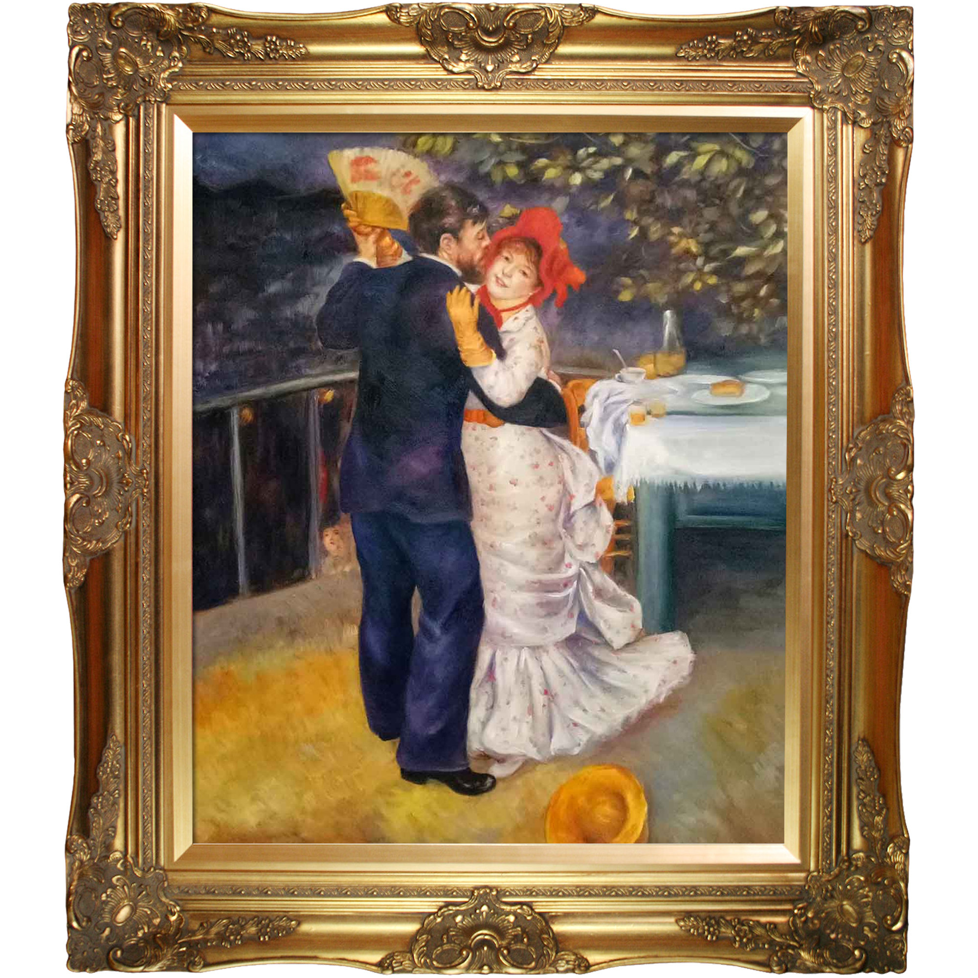 Wildon Home® 'Dance in the Country' Canvas Art by Pierre Auguste Renoir ...