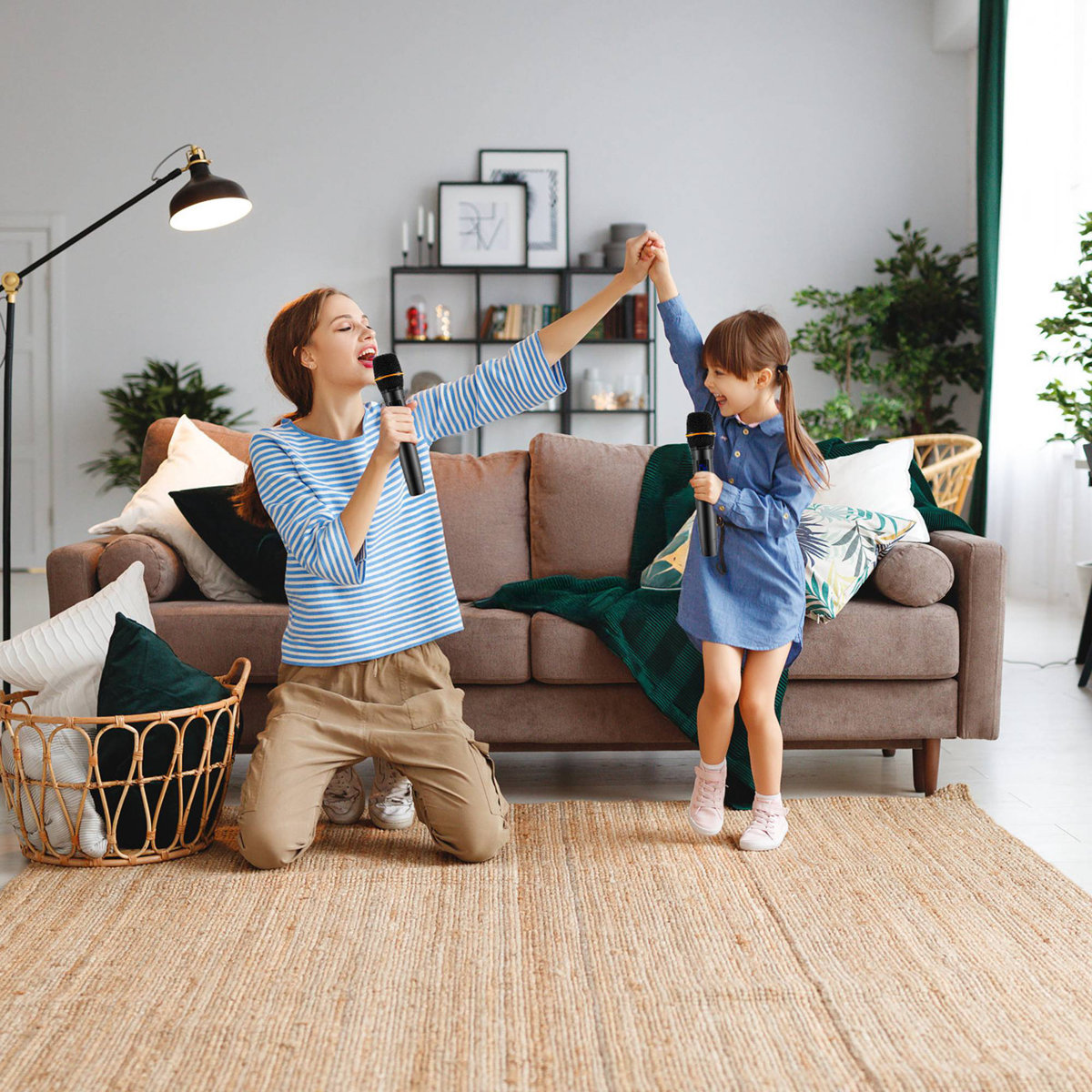 iMounTEK Supercardioid UHF Wireless Microphones with ID Locking ...