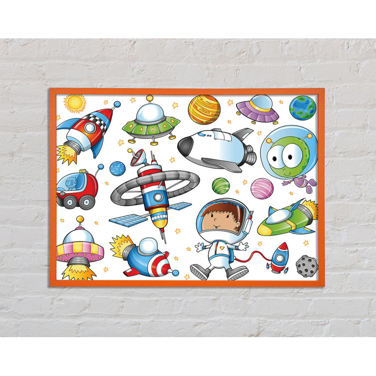 Isabelle & Max Jaimes Space Kid - Single Picture Frame Art Prints ...