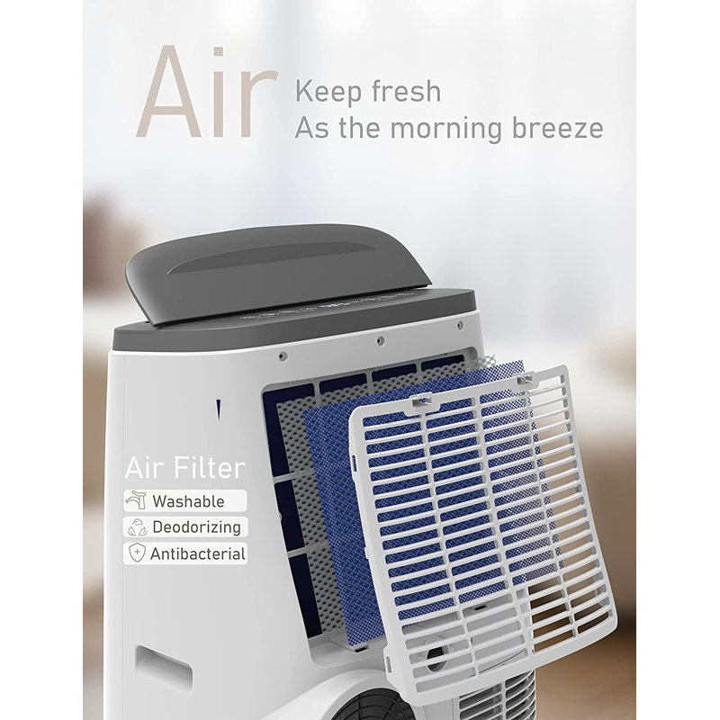 AngelMia 14,000 BTU Portable Air Conditioner with Remote | Wayfair