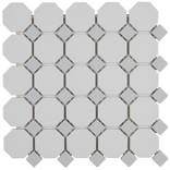 KDC Tile and Marble 1" x 1" Ceramic Mosaic Sheet Wall Tile & Reviews ...