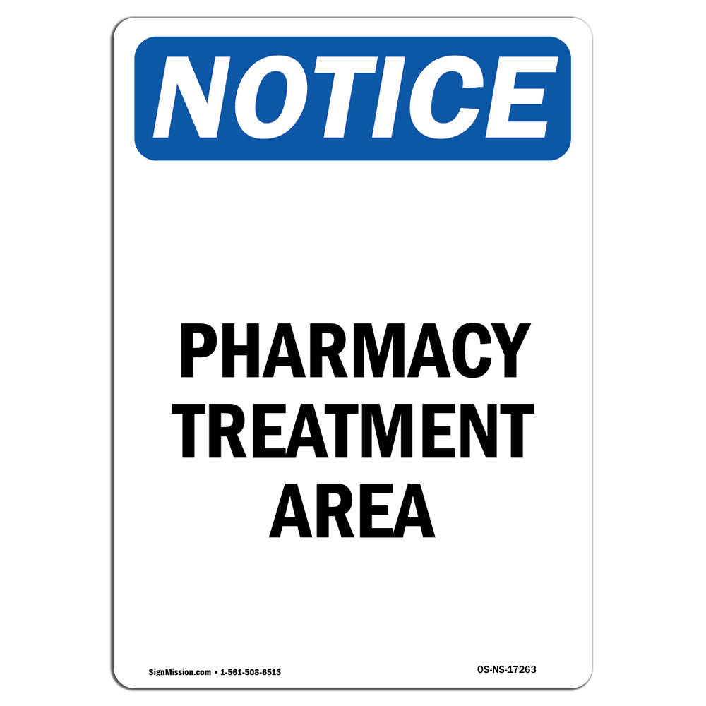 SignMission Pharmacy Treatment Area Sign | Wayfair