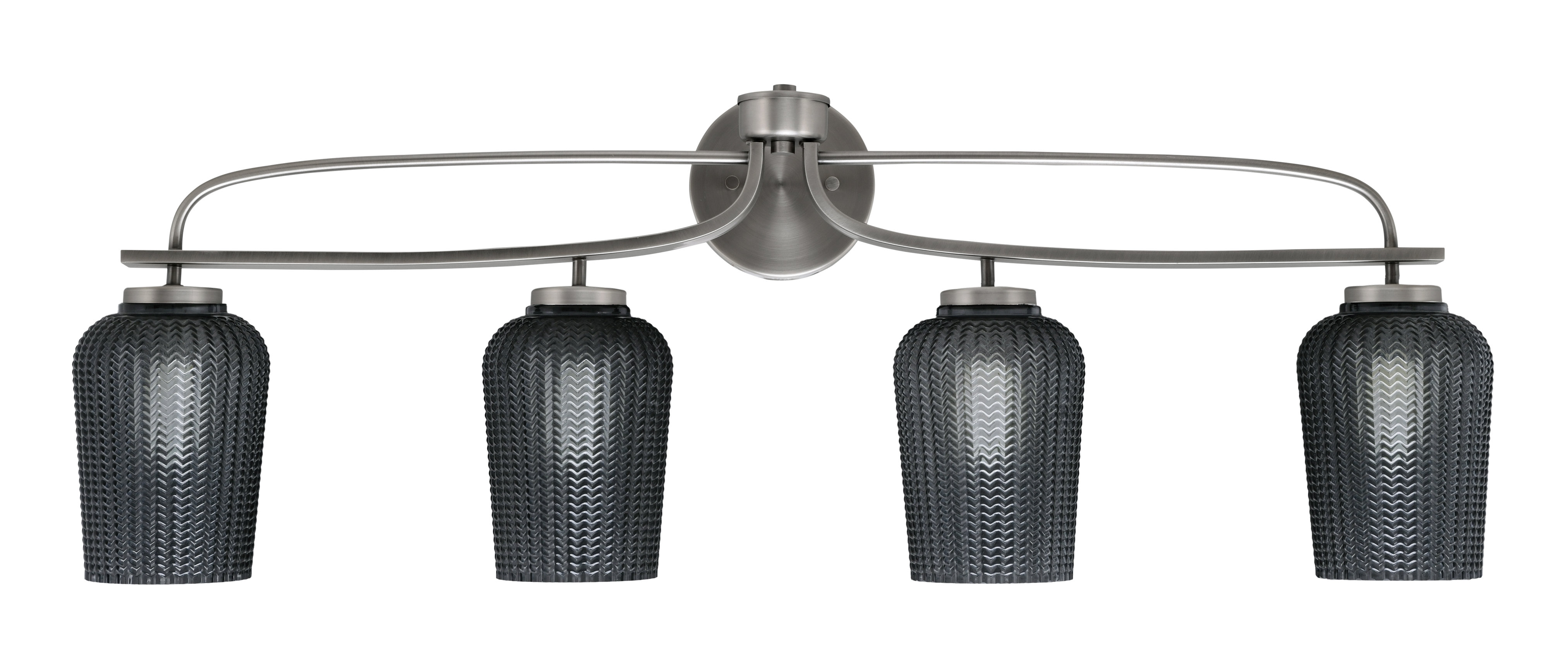 Orren Ellis Latrish Cavella 4 Light Bath Bar Shown In Graphite Finish ...