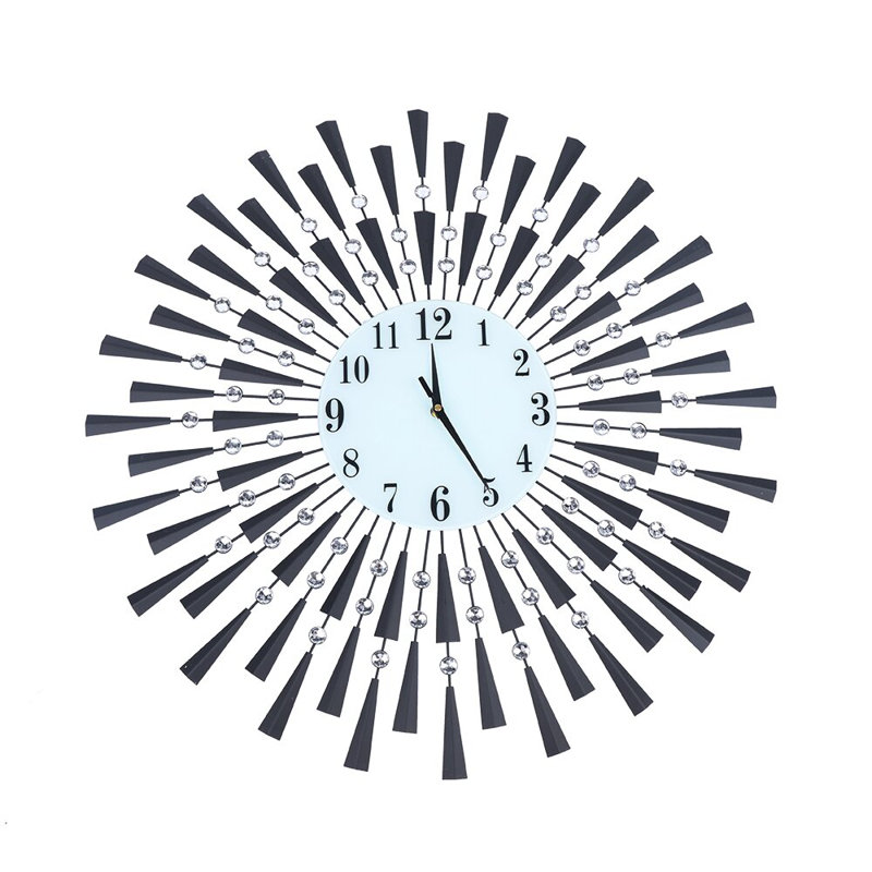 Orren Ellis Pyari Metal Home Decorative Wall Clock & Reviews | Wayfair