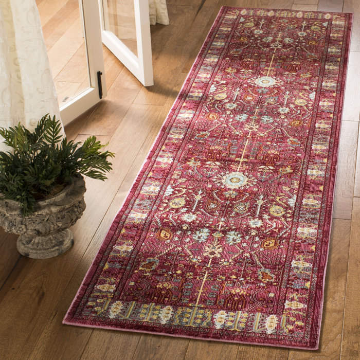 Ophelia & Co. Chantae Oriental Fuschia Area Rug & Reviews - Wayfair Canada