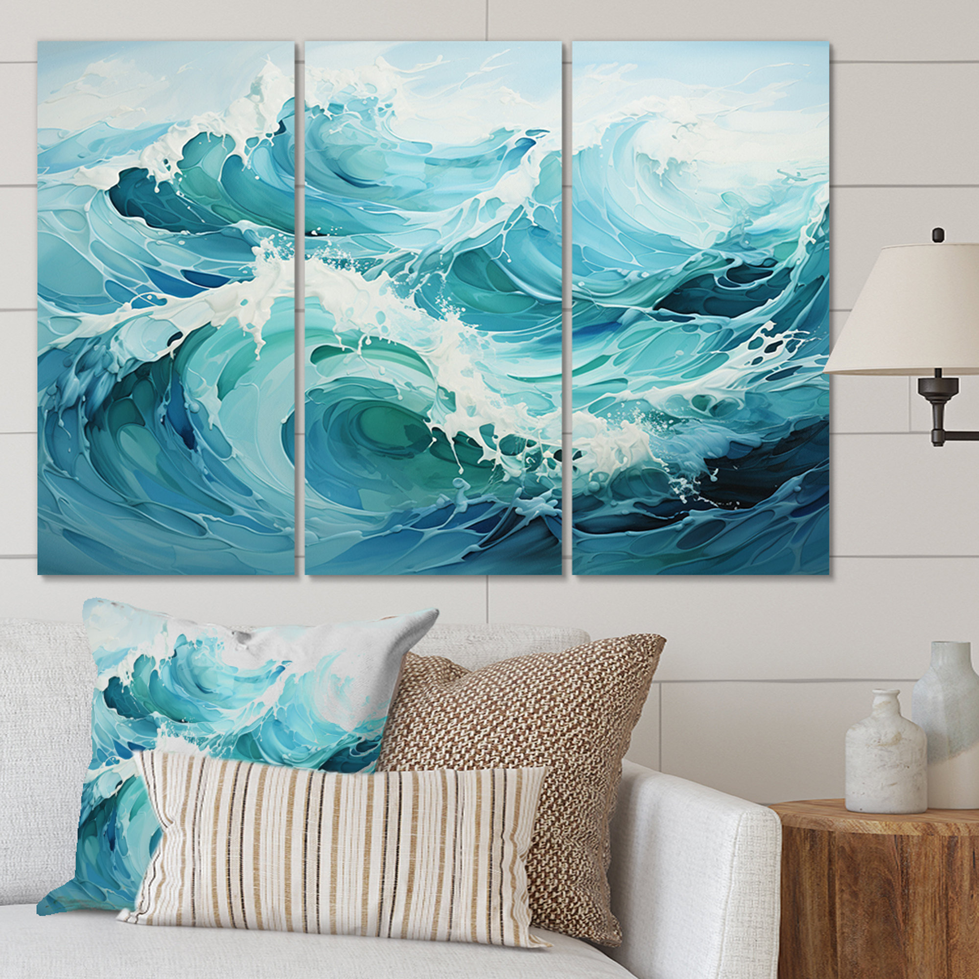 Highland Dunes Antartica Frozen Ocean Rhythms II - Winter Landscape ...