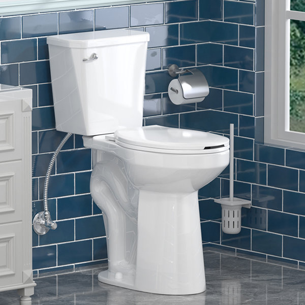 SUPERFLO 21＂extra Tall Toilet With Elongated Seat, Two-piece Toilet ...