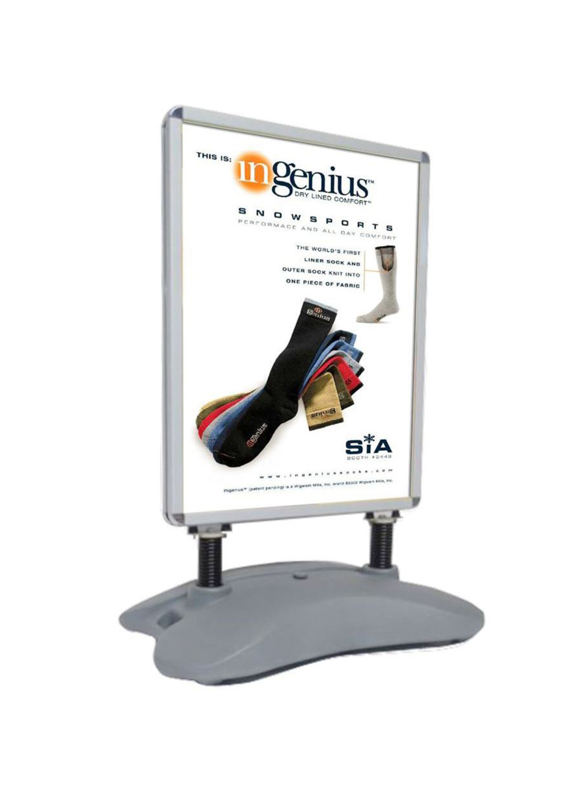 FixtureDisplays Outdoor Wind Resistant Poster Frame Sign Board Menu ...