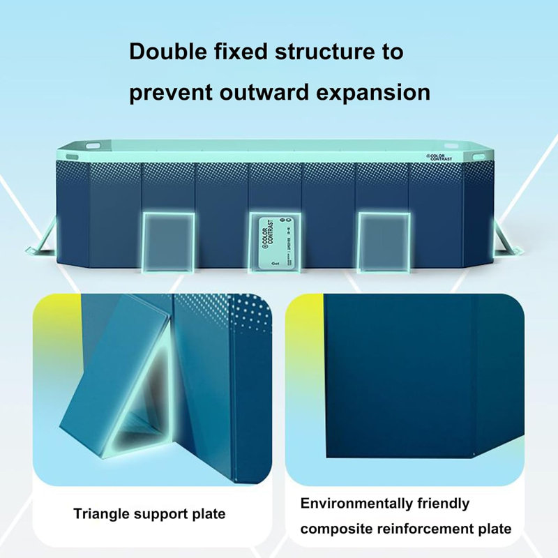 Utibia Foldable Pool Non-Inflatable Swimming Pool for Family Adults ...