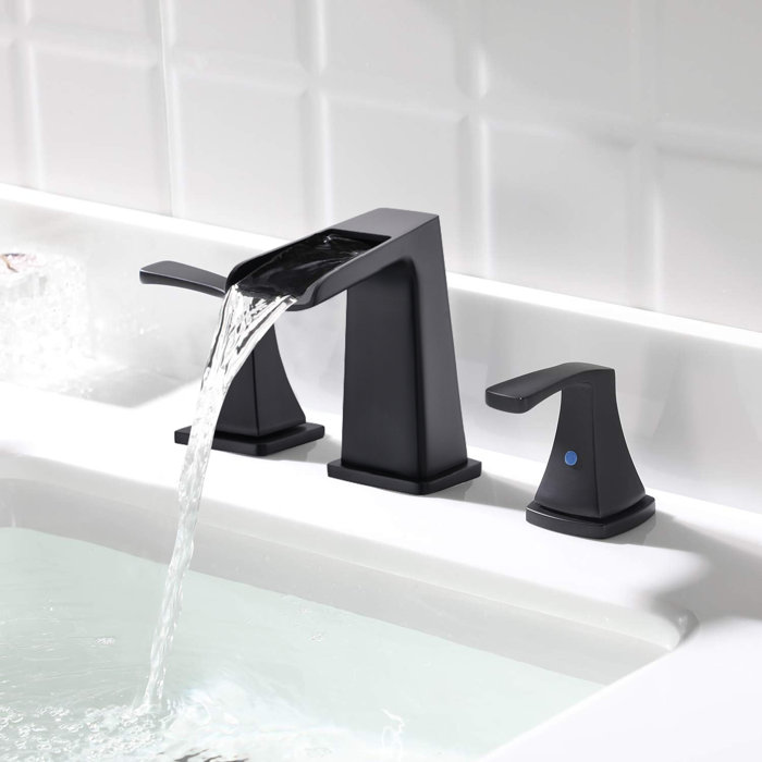 MAXWELL William Widespread Faucet 2-handle Bathroom Faucet & Reviews ...
