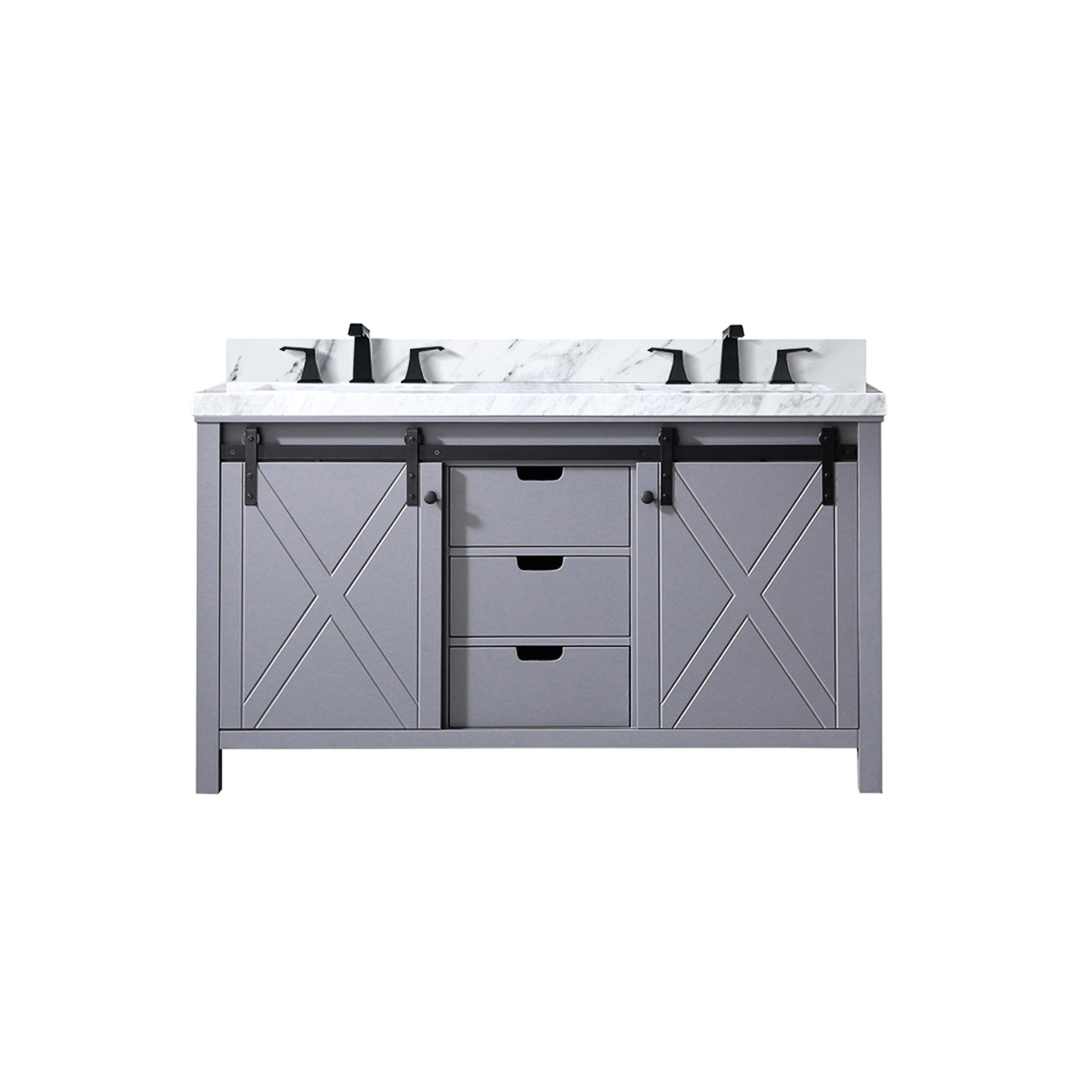 Rosalind Wheeler Dark Grey Bath Vanity With Marble Countertop ...