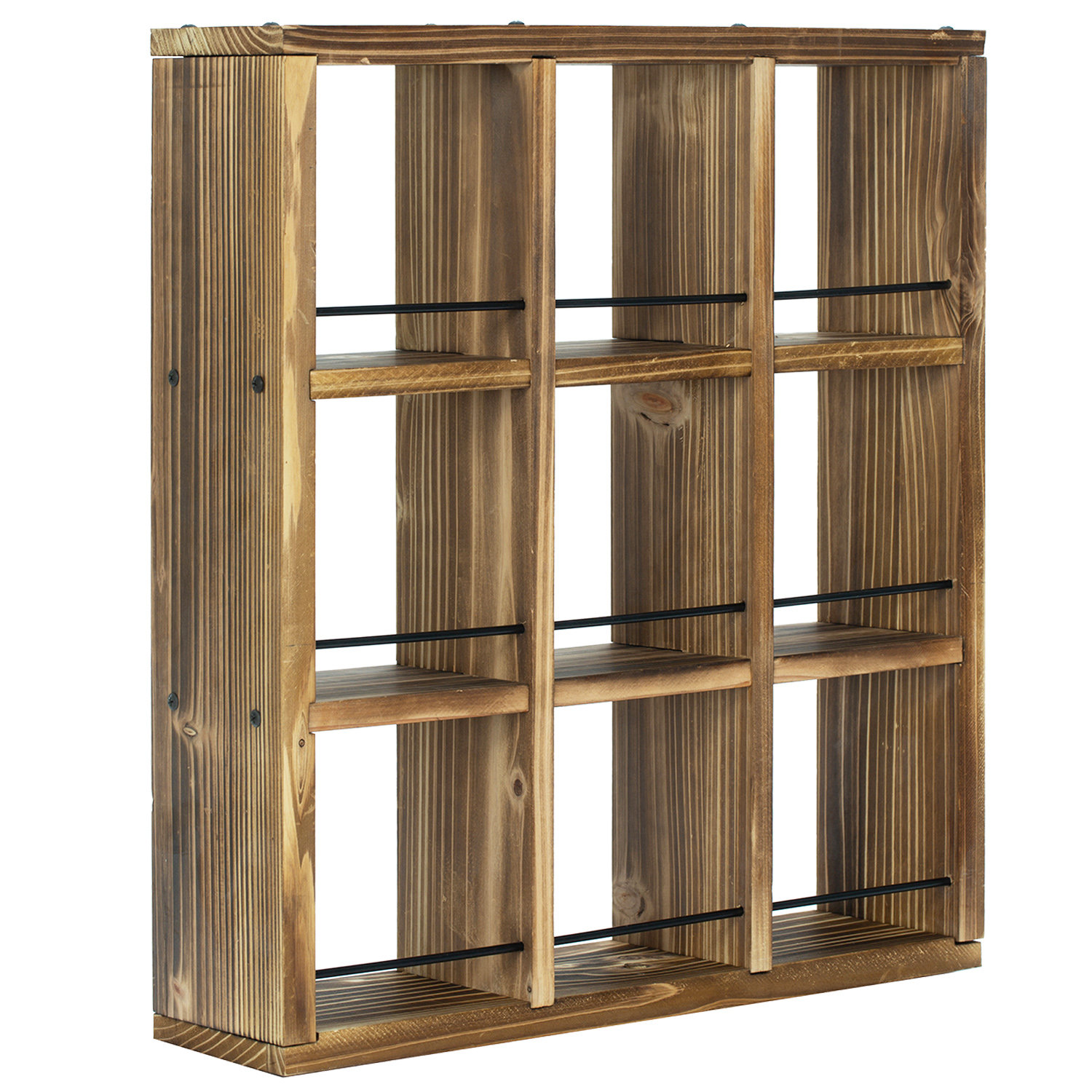 17 Stories Solid Wood Coffee Mug Cubby Shelf - Wayfair Canada