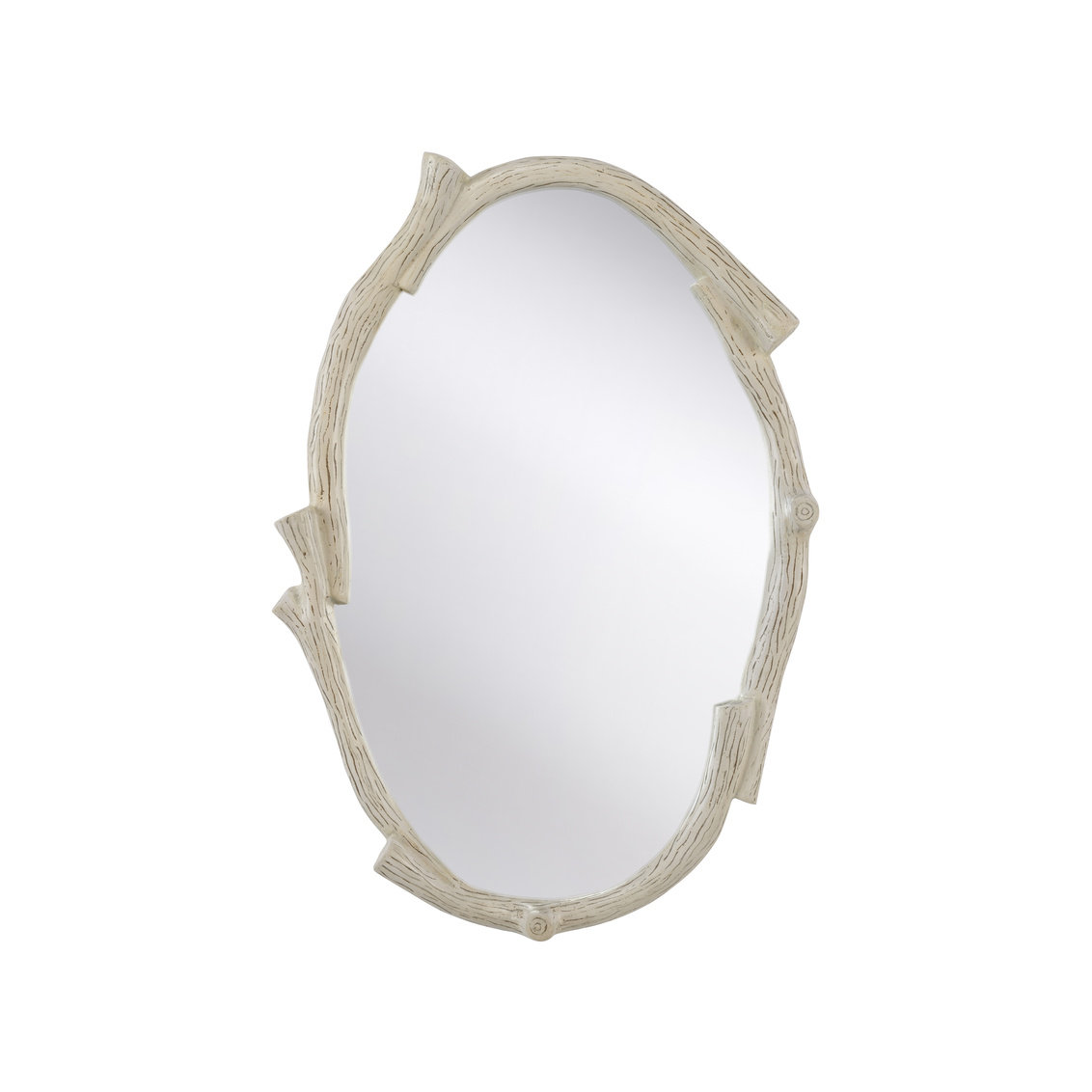 Wildwood Timber Oval Mirror | Wayfair