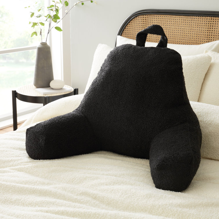 Catherine Lansfield Soft Boucle High Back Cuddle Cushion Back Rest ...