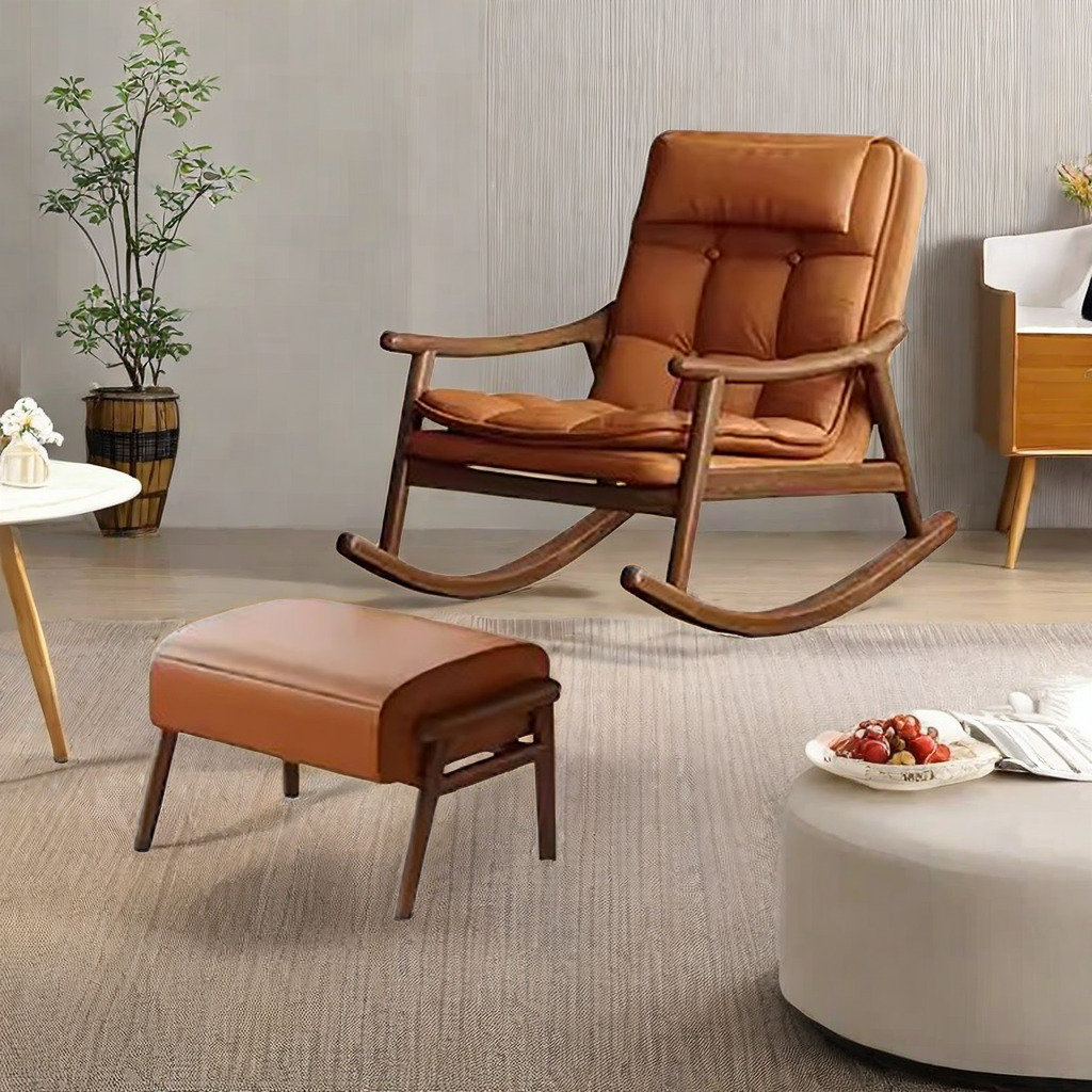 Comfort Zone Furniture.e Nordic Rocking Chair Lounger Lounger Chair ...