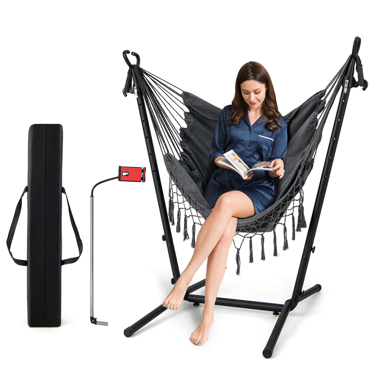 Dakota Fields Tagor Chair Hammock with Stand & Reviews | Wayfair