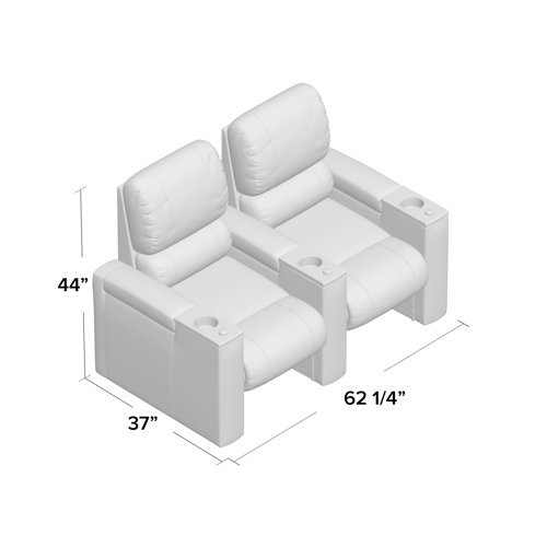 Wayfair | 2 seat Theater Seating You'll Love in 2023