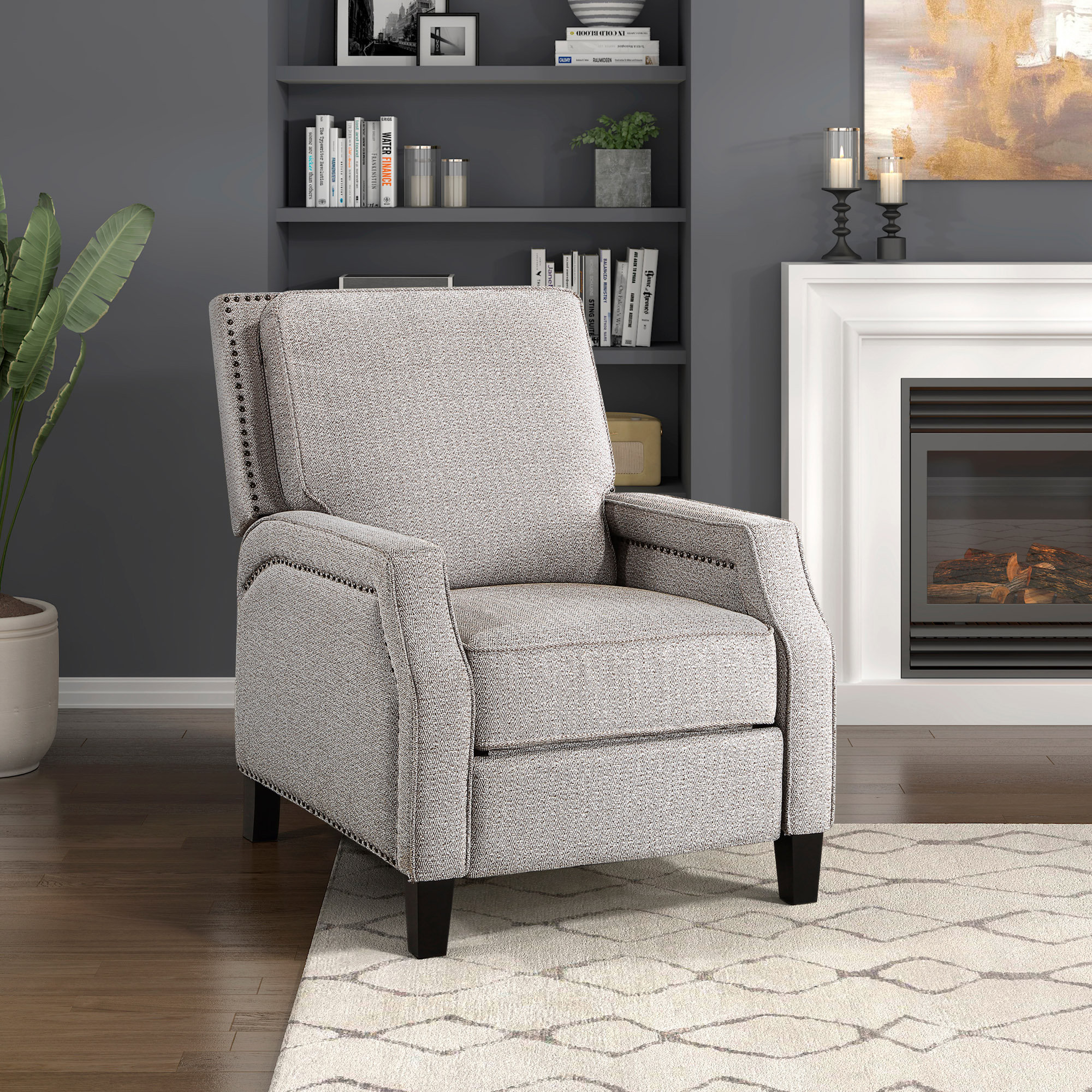 Lark Manor™ Push Back Reclining Chair Transitional Style | Wayfair