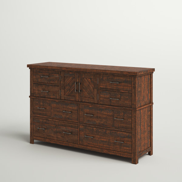 Three Posts™ Ismay 8 Drawer Combo Dresser & Reviews | Wayfair