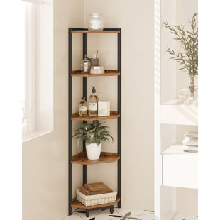 Black Corner Bookcases & Bookshelves You'll Love | Wayfair