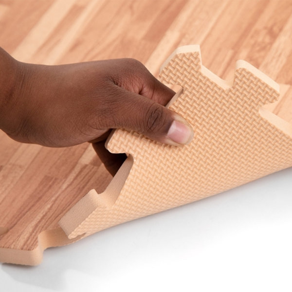 FlooringInc Premium Soft Wood 1/2'' Interlocking Foam Tiles | Wayfair