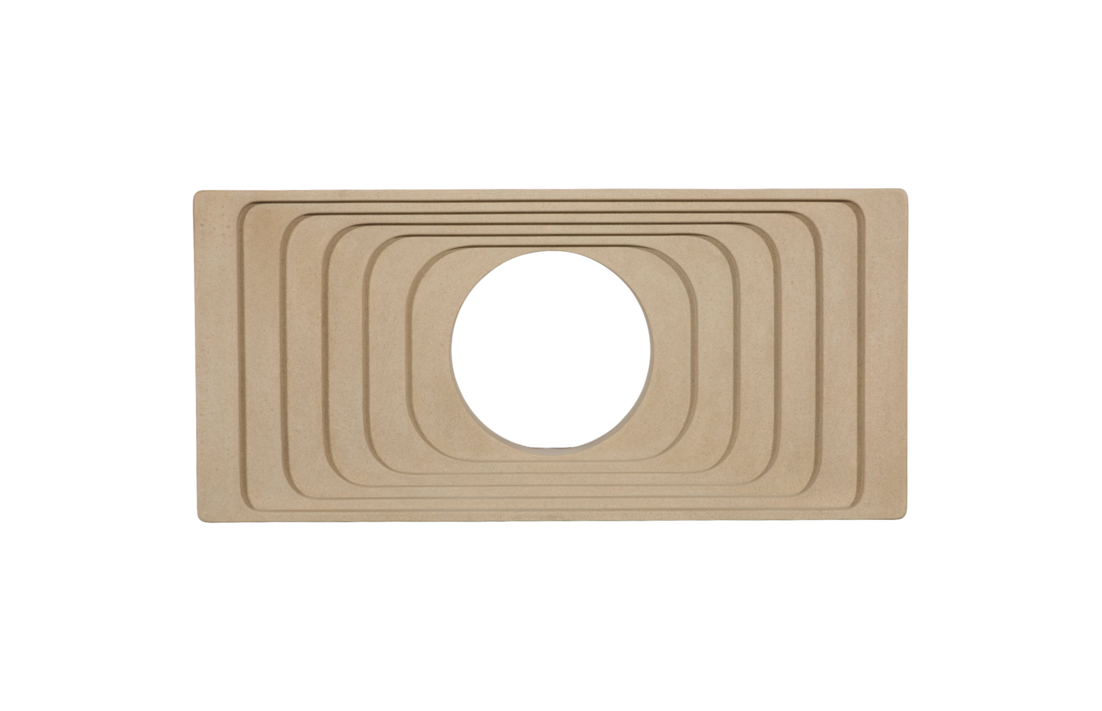 Phillips Collection Centered Console Table, Sand Dune | Wayfair