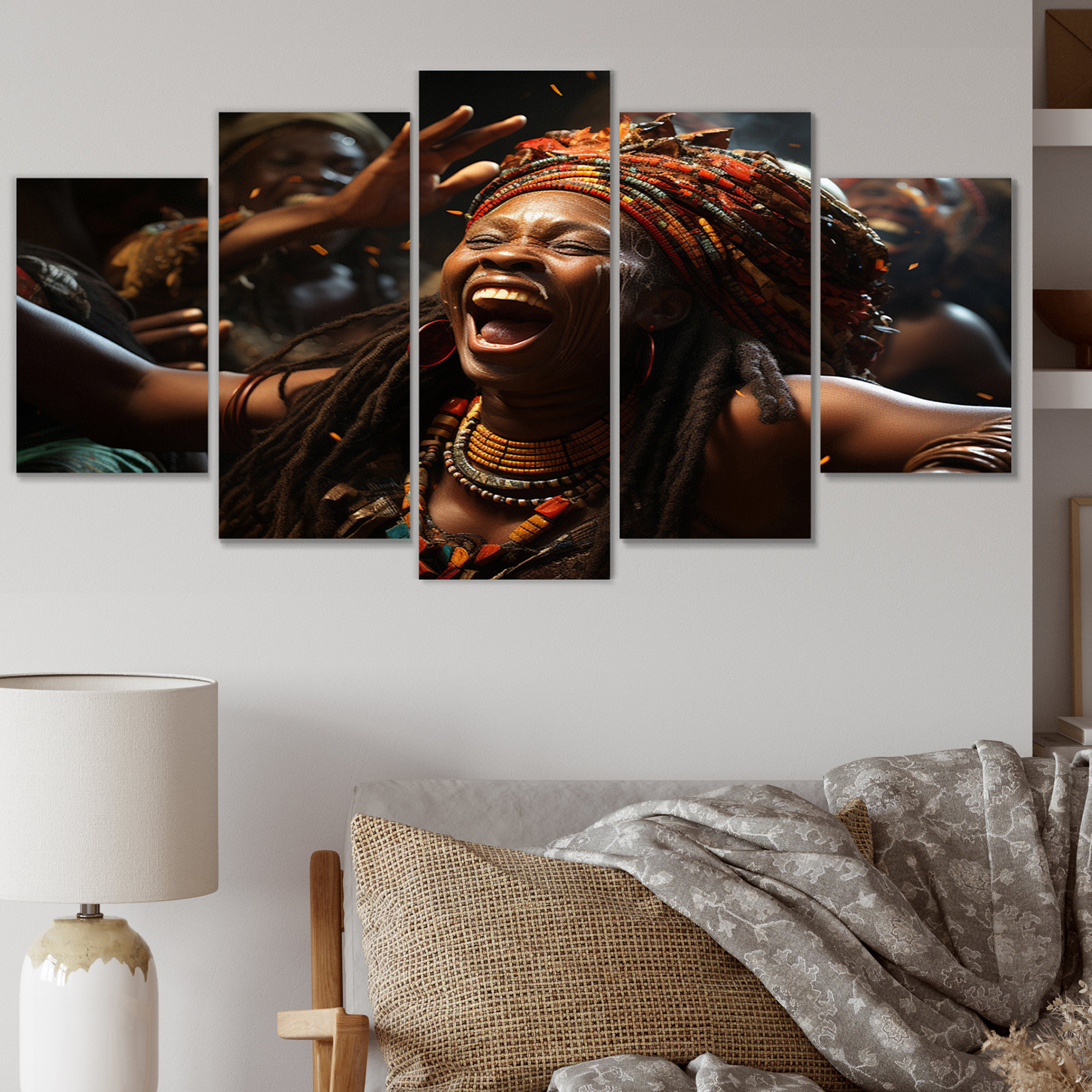 Design Art African Cultural Celebration I - African Metal Wall Decor ...