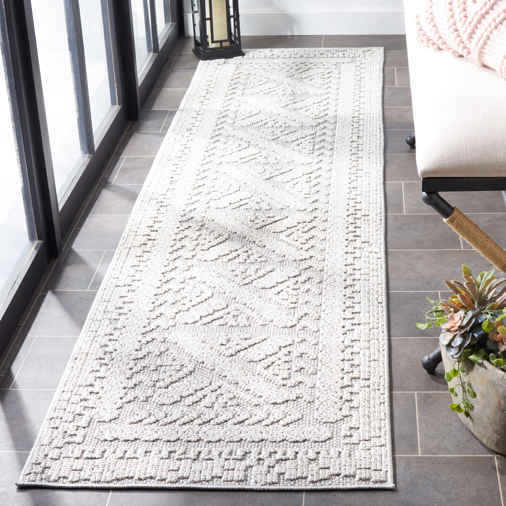 Dakota Fields Carithers Performance Geometric Rug | Wayfair