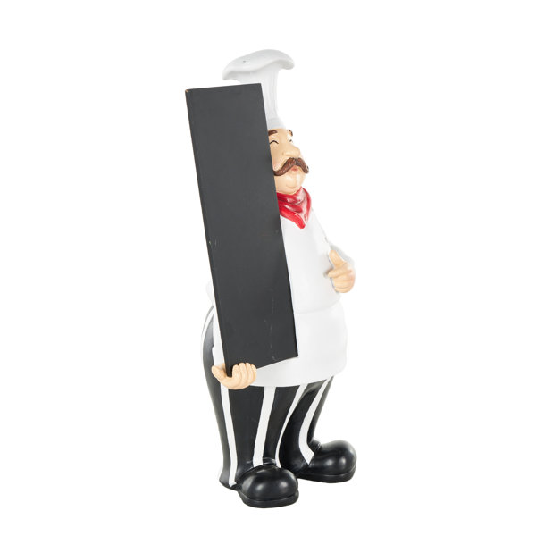 Alcott Hill® Cole And Grey Polystone Kitchen Decorative Figurine Chef ...