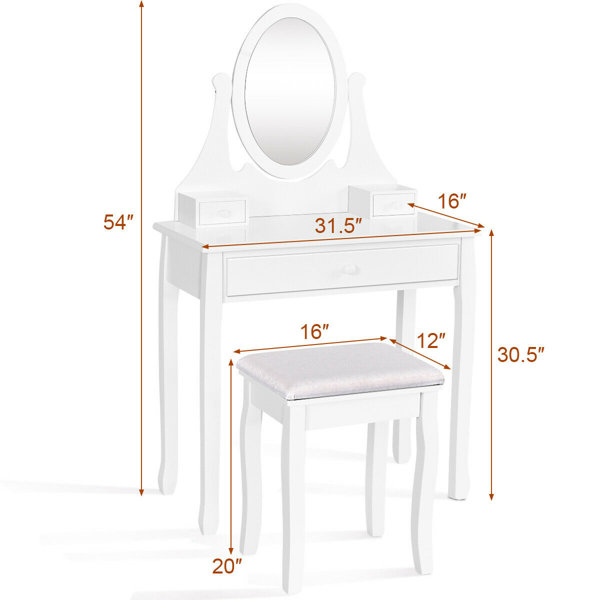Charlton Home® Vanity & Reviews | Wayfair