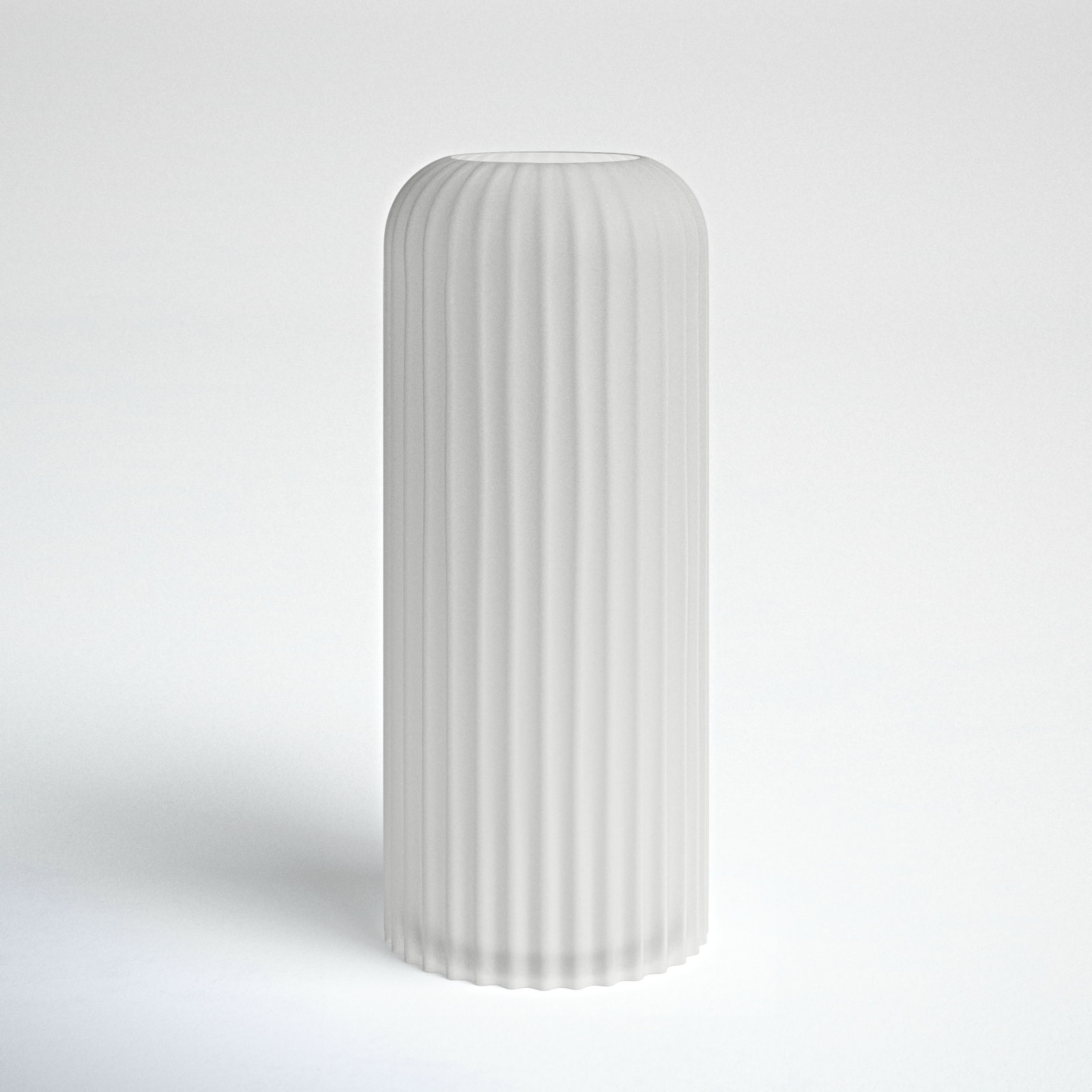 Birch Lane™ Aric White Glass Table Vase | Wayfair