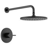 Delta Modern Raincan Round Shower System, Rain Shower Head with ...