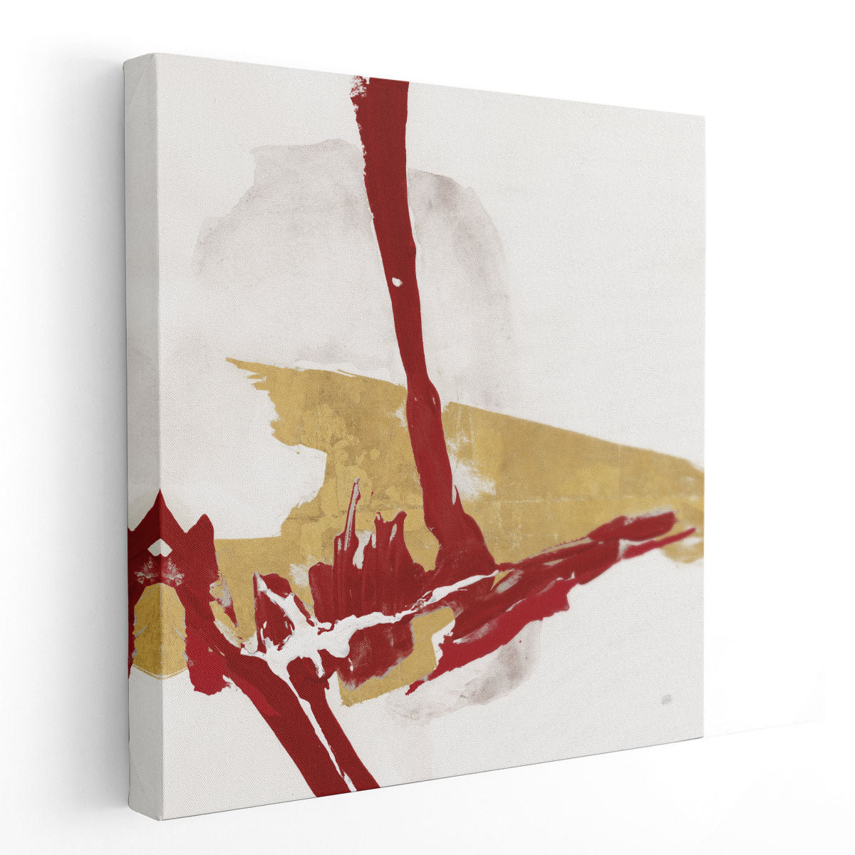 Ivy Bronx Red Gold IV - Canvas Print Wall Art | Wayfair