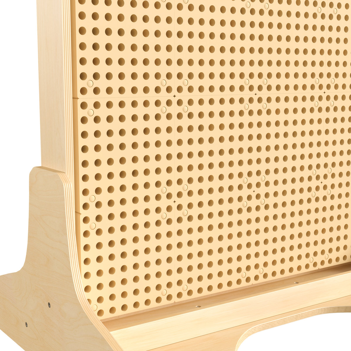 Bright Beginnings Commercial Grade Wooden Double Sided Freestanding ...