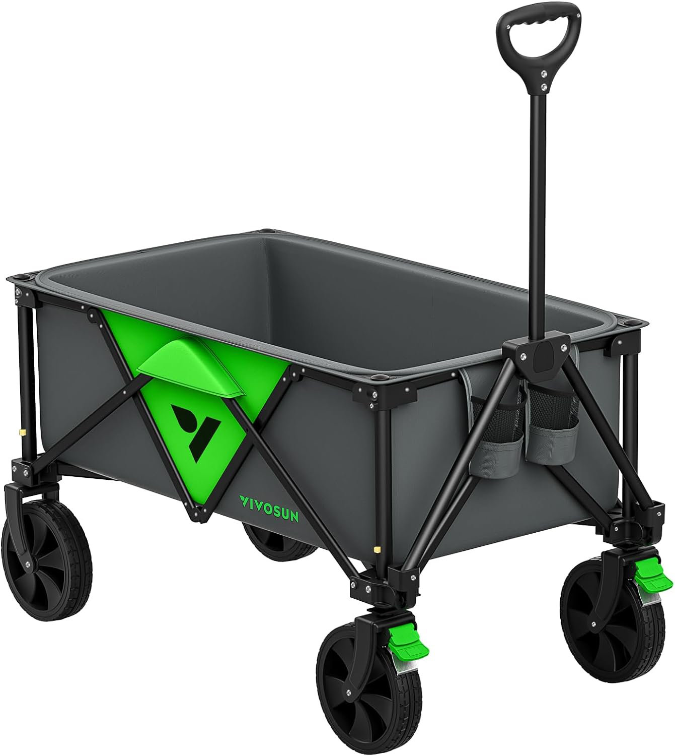 VIVOSUN Garden Carts Collapsible Folding with Silent Wheels - Wayfair ...