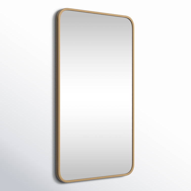 Sabine Metal Rounded Rectangle Wall Mirror & Reviews | Joss & Main